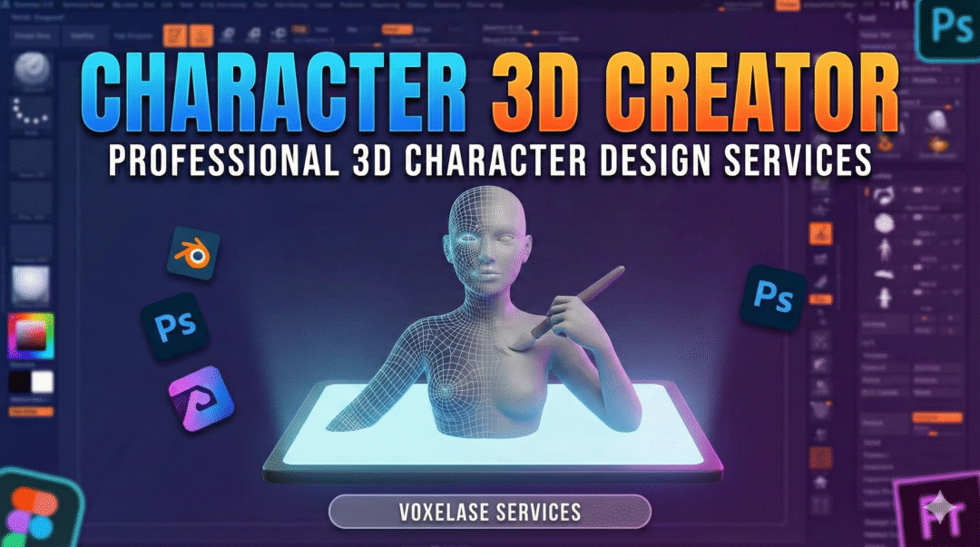3D Character Creator – Professional 3D Character Design Services - VOXELASE